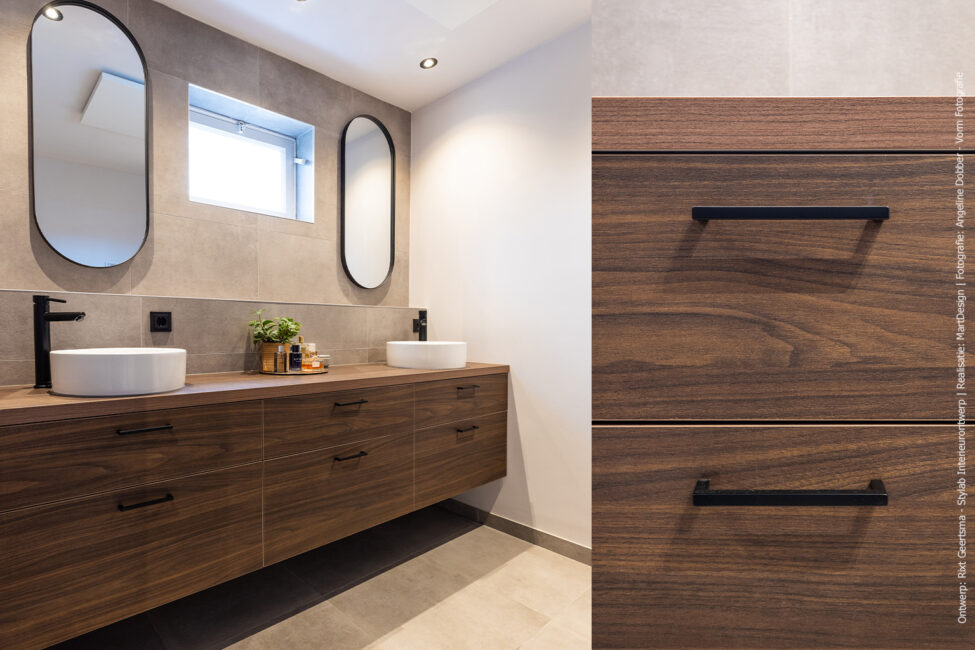 Stijlvolle badkamer met natuurlijke uitstraling | Projecten | DecoLegno